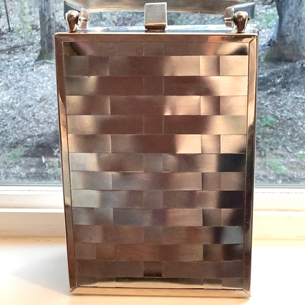 *Rare* Vintage 1950’s “Romo” Ny Woven Metal Pyramid B… - Gem